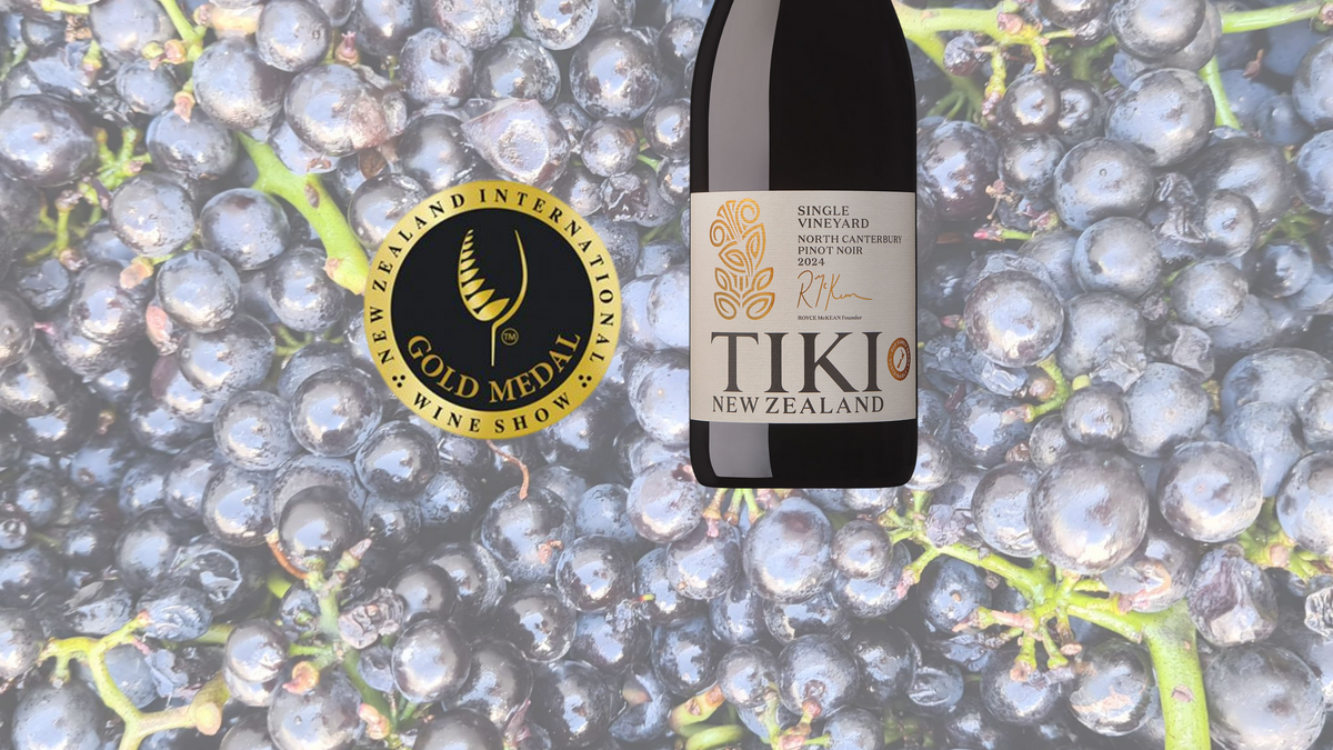 Awarded GOLD for Tiki Pinot Noir! – Tiki Wine